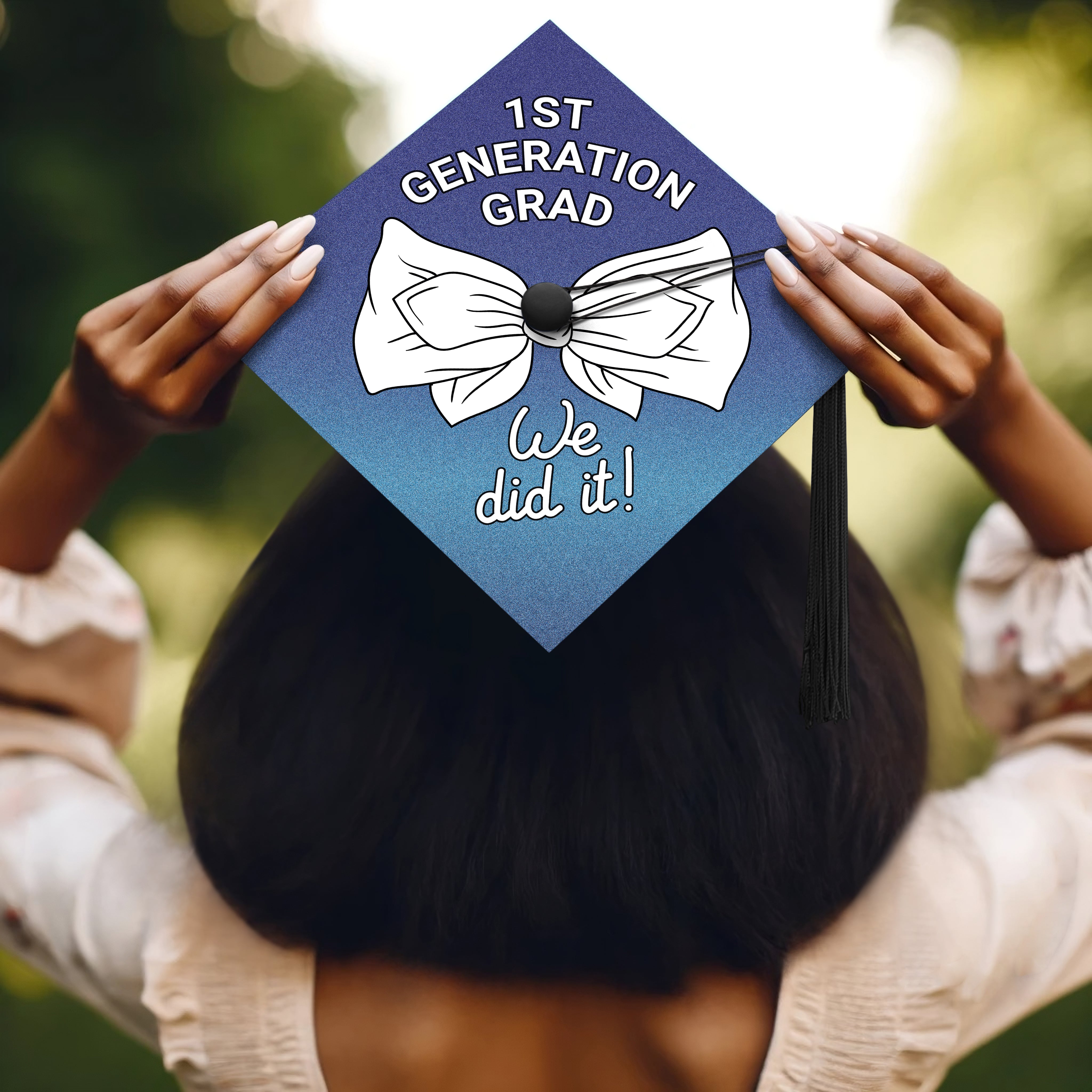 First Generation Grad Graduation Cap Topper – Sankofa Edition™