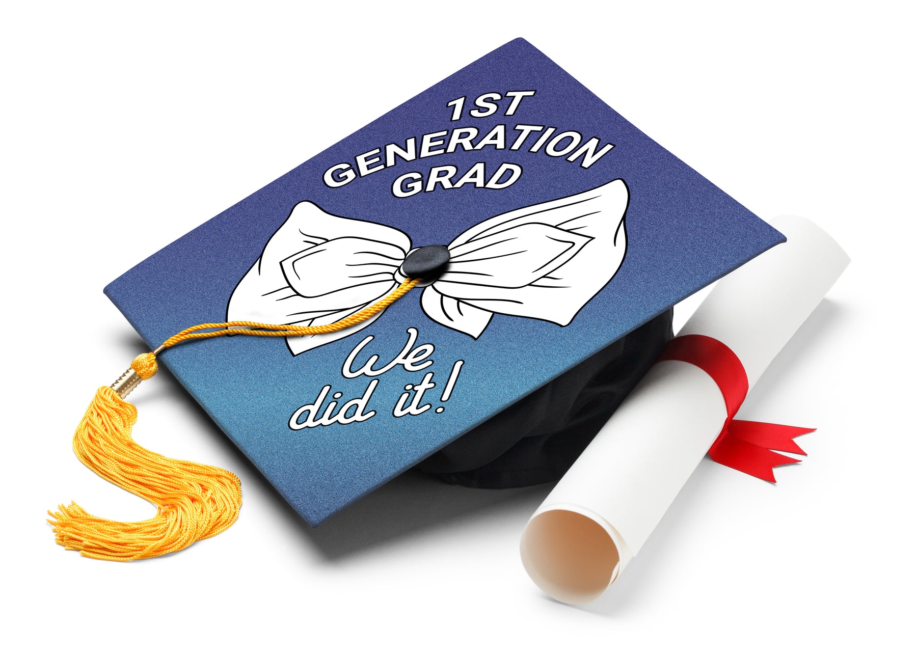 First Generation Grad Graduation Cap Topper – Sankofa Edition™