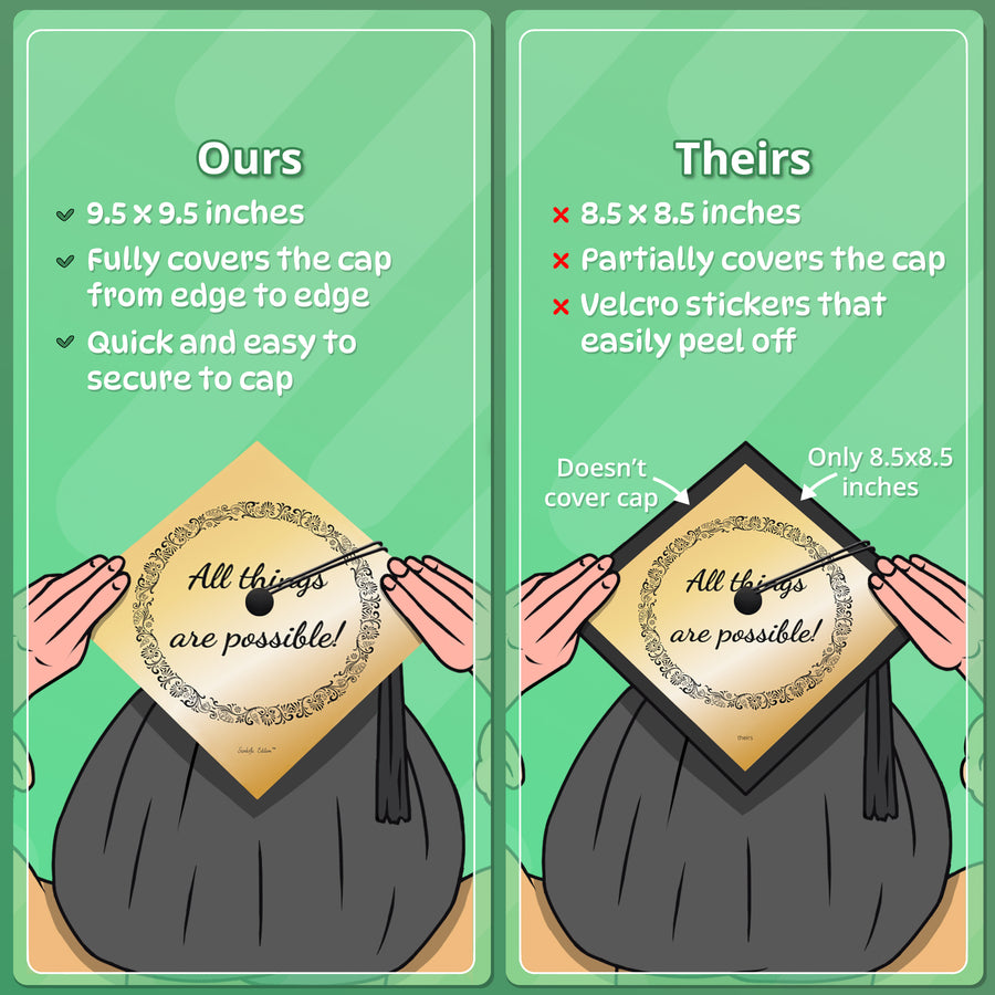 They Tried to Bury Us Graduation Cap Topper – Sankofa Edition™