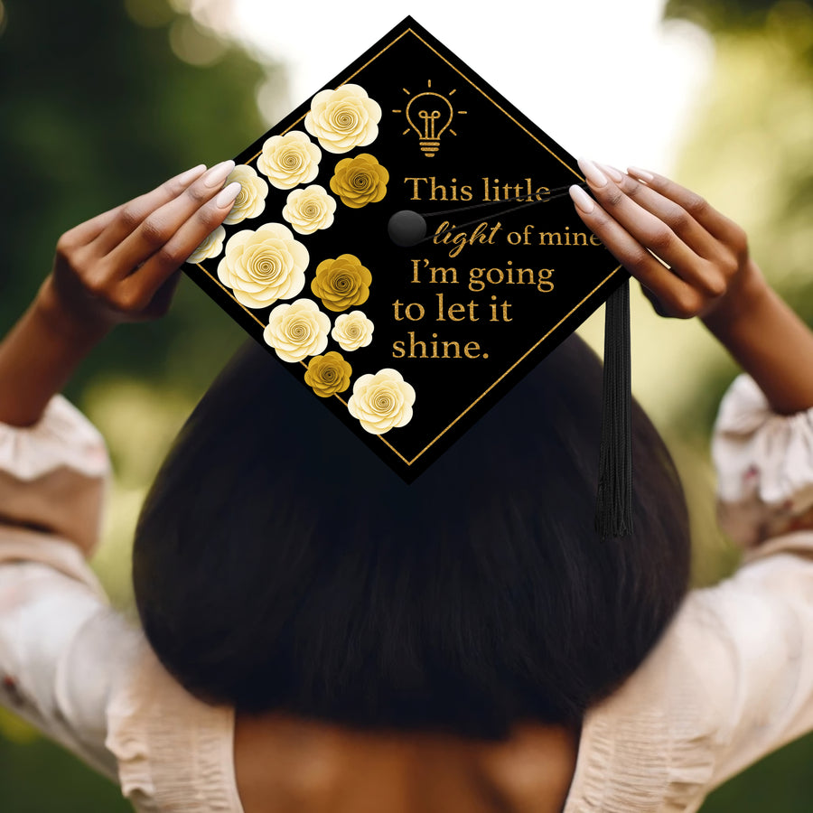 This Little Light of Mine Graduation Cap Topper – Sankofa Edition™