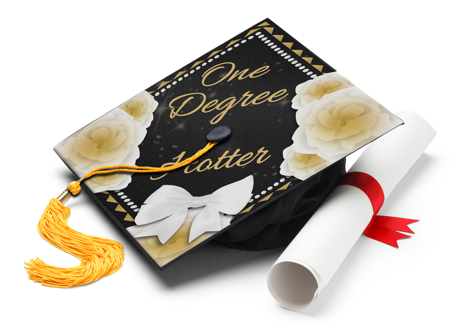 One Degree Hotter Graduation Cap Topper – Sankofa Edition™