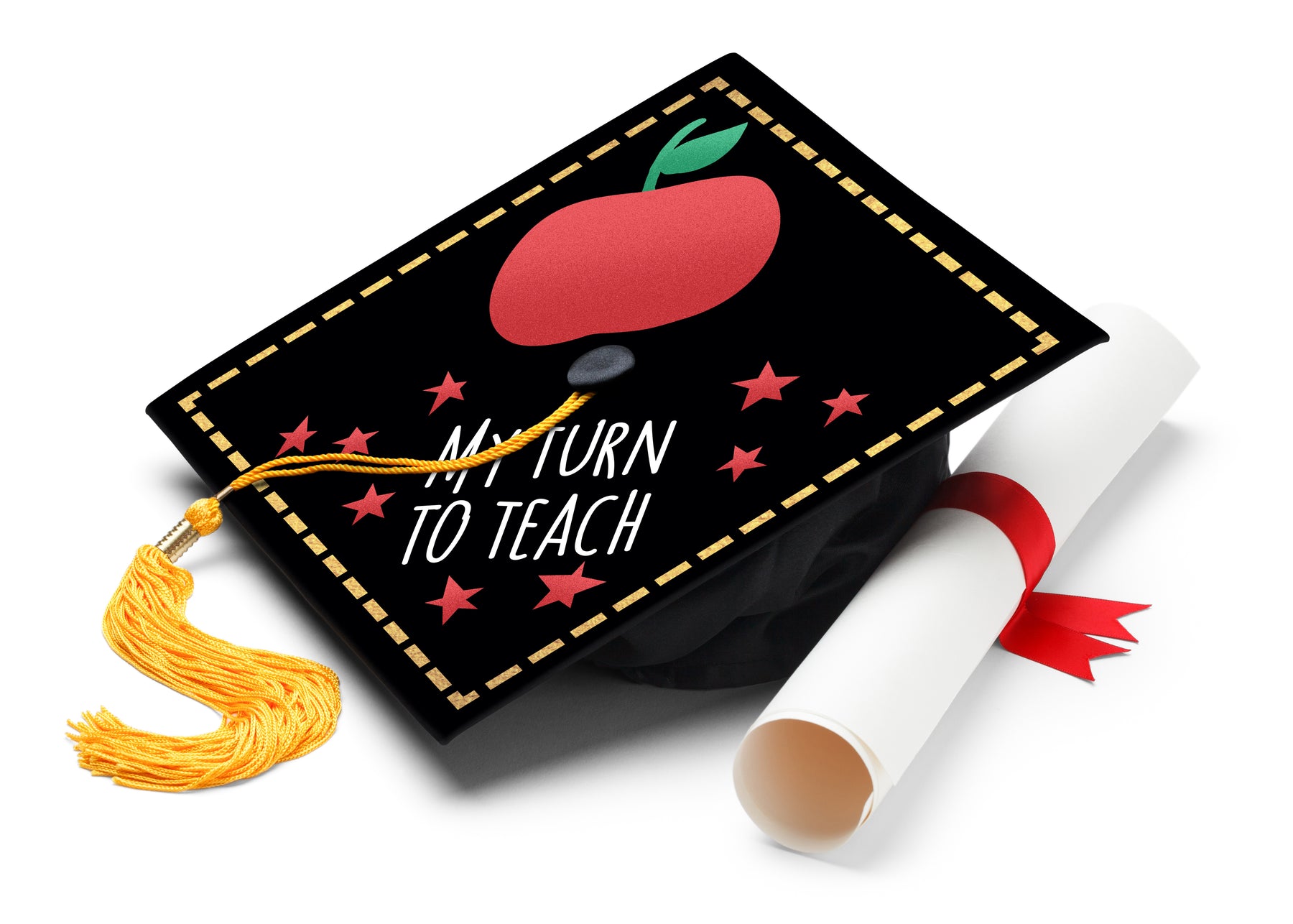 My Turn To Teach Graduation Cap Topper – Sankofa Edition™