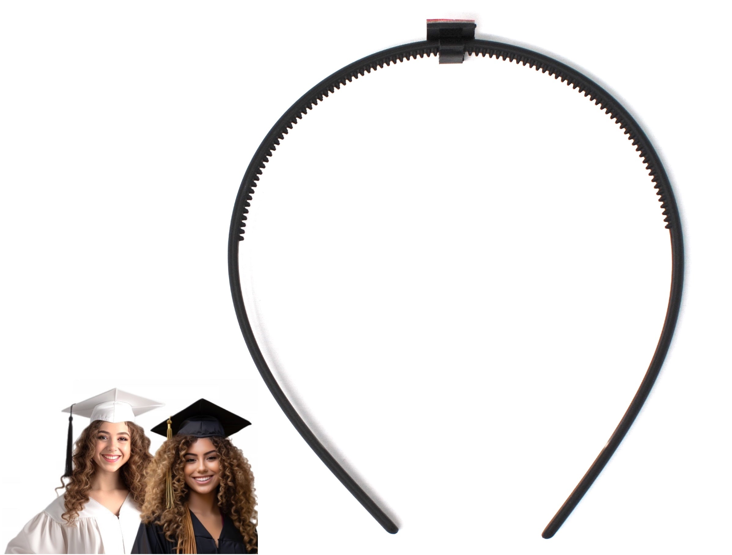 The ORIGINAL GradCapBand – Secure Your Graduation Cap on Natural Hair ...