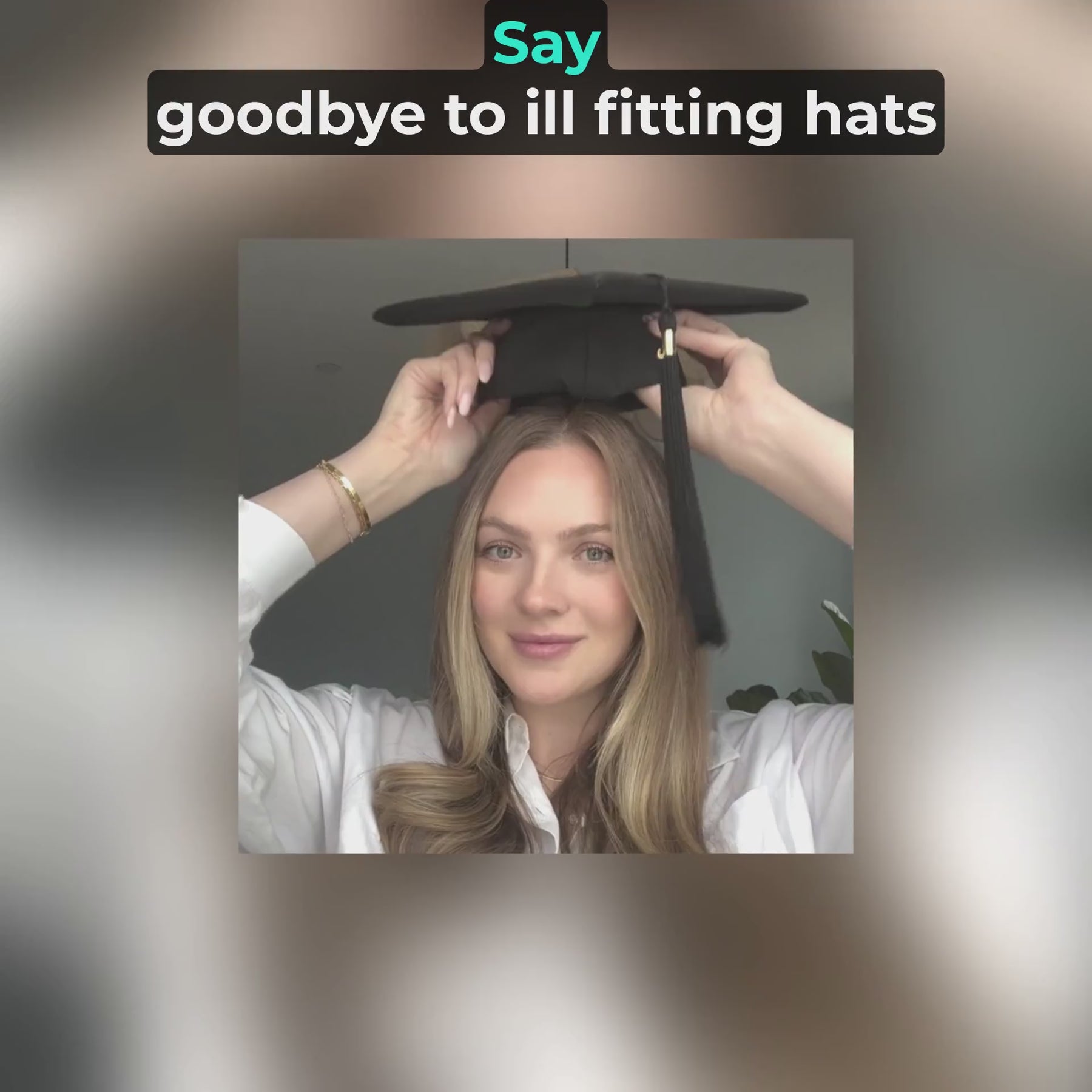 GradCapBand Deluxe Shaper Insert - Secures Your Graduation Cap. Don't ...