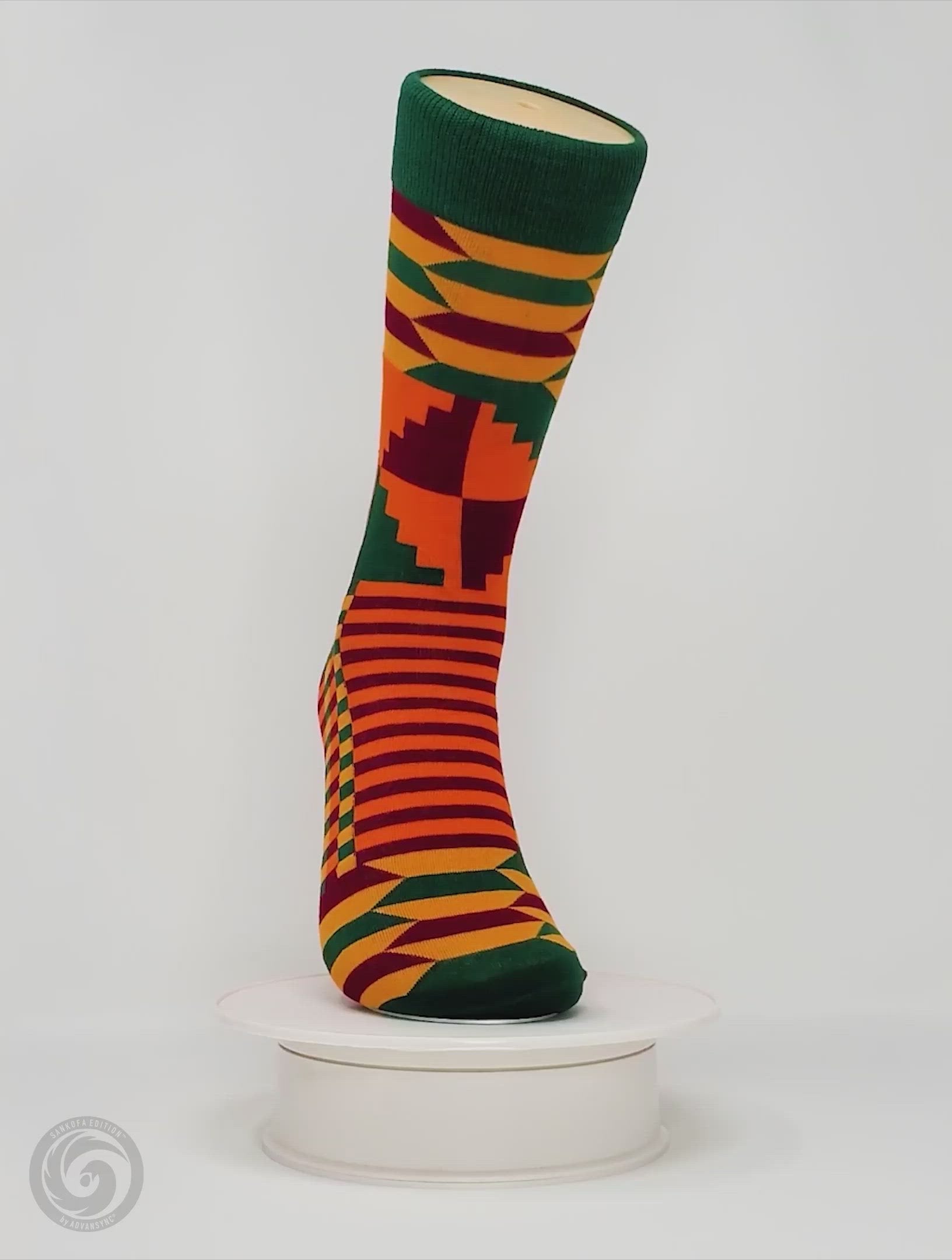 Premium Quality African Kente Cloth Socks for Dress or Casual Novelty ...