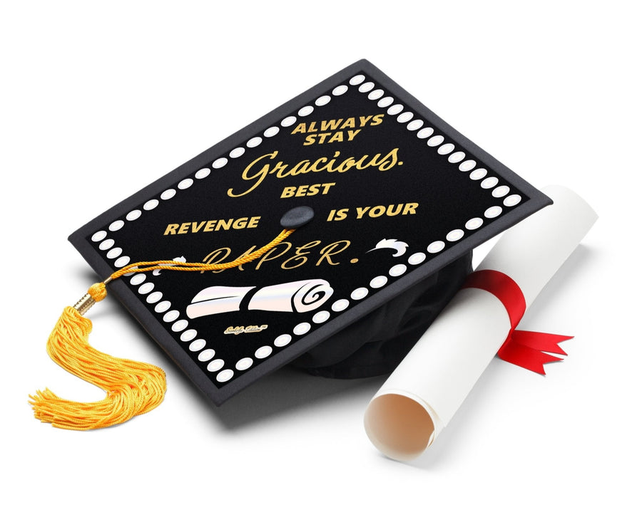 Black Girl Magic Printable Graduation Cap Topper Mortarboard Design ...